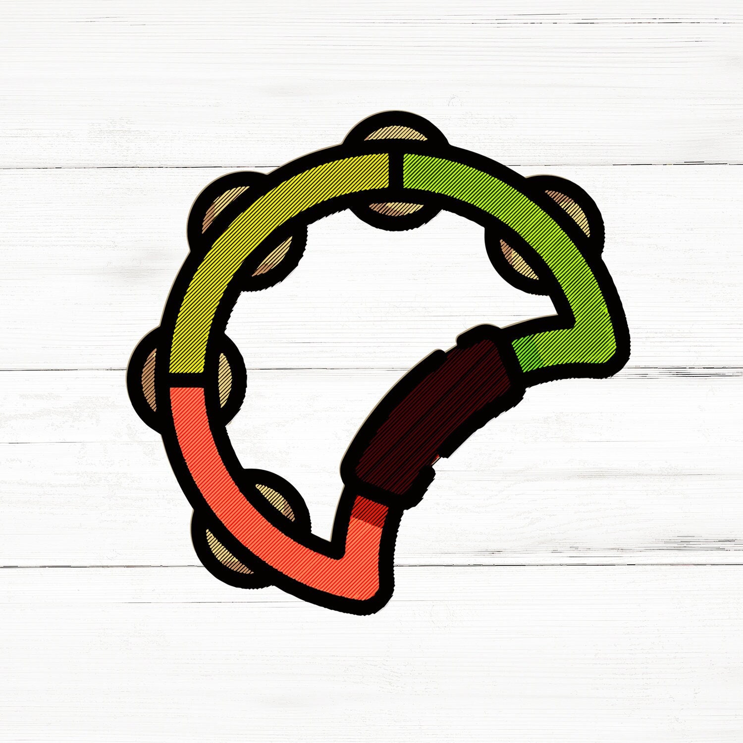 Tambourine Dance Clipart