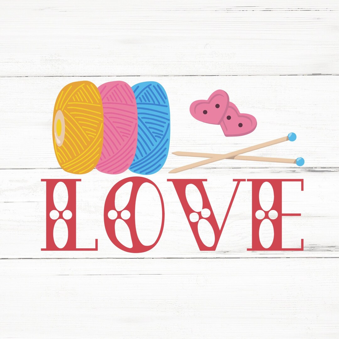 Love Svg, Love Png, Crocheting Bundle, Crocheting Designs, Crocheting ...