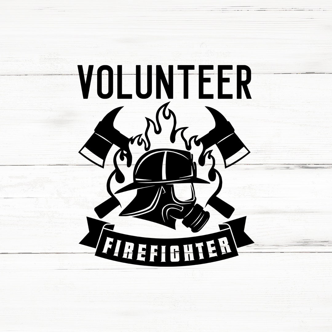 Volunteer Firefighter Svg Firefighter Dad Svg Fire - Etsy