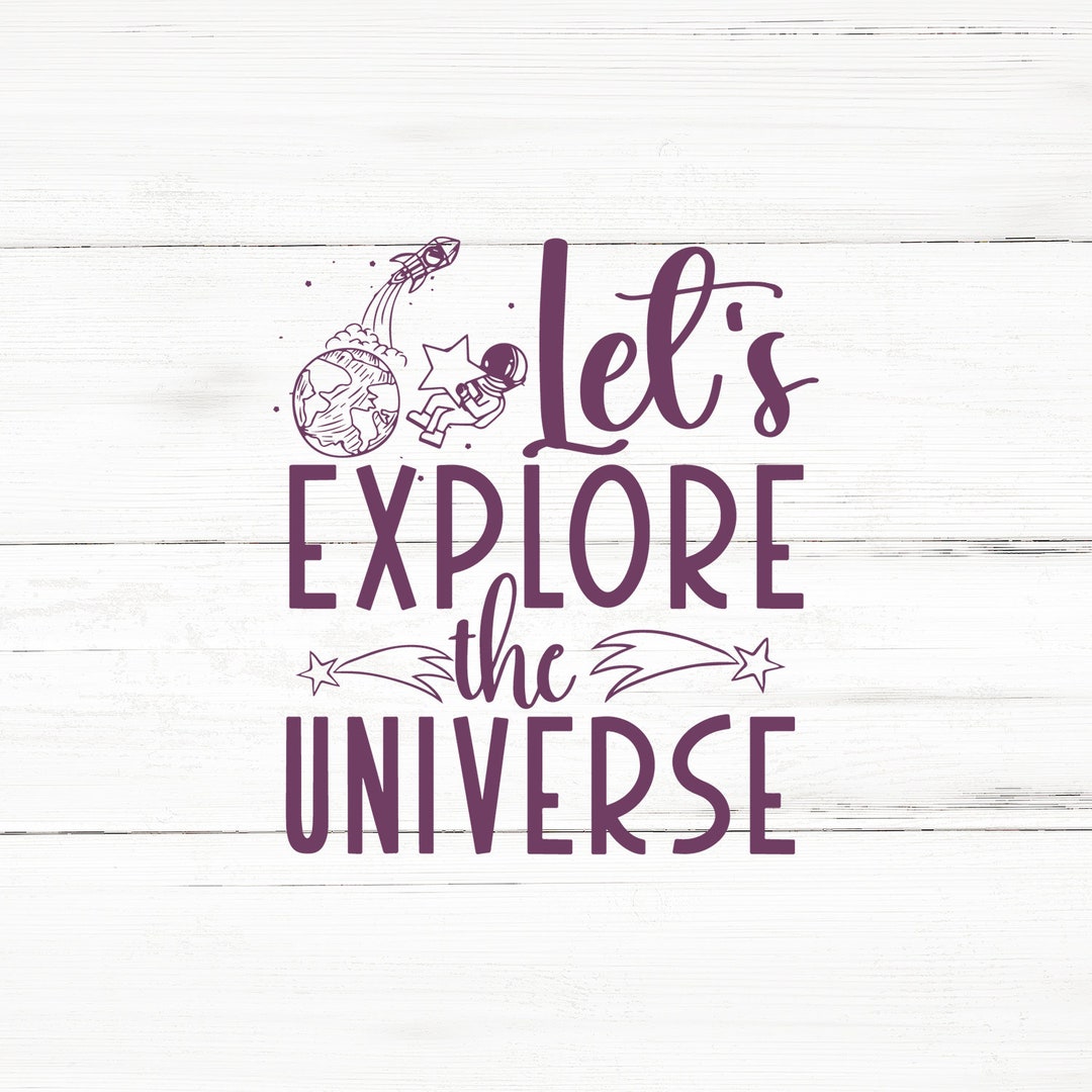 Permet d'explorer l'univers, svg de l'espace, svg d'inspiration ...