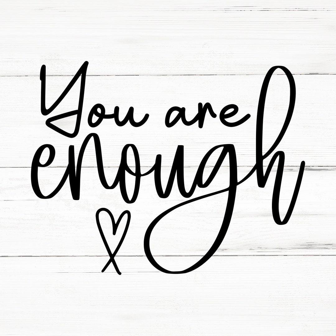 You Are Enough SVG PNG Eps Positive SVG, T-shirt, Mug Svg, Afro Girl ...