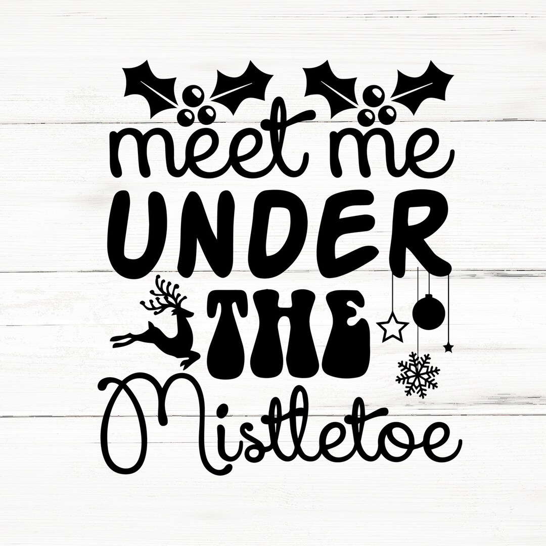 Mistletoe Svg christmas Ornament Svg Bundle Christmas Svg - Etsy