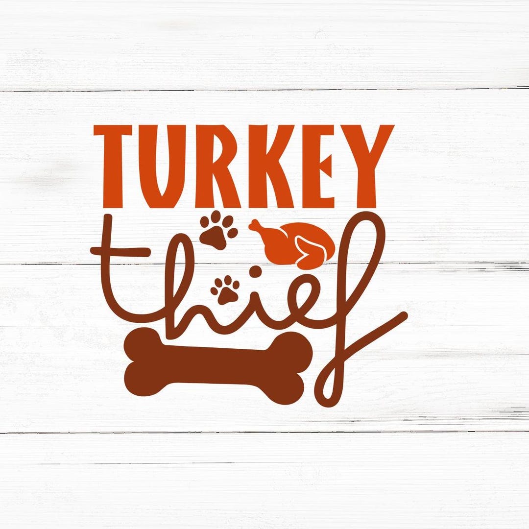 Turkey Thief, Thanksgiving Dog Svg Bundle, Fall Svg Bundle ...