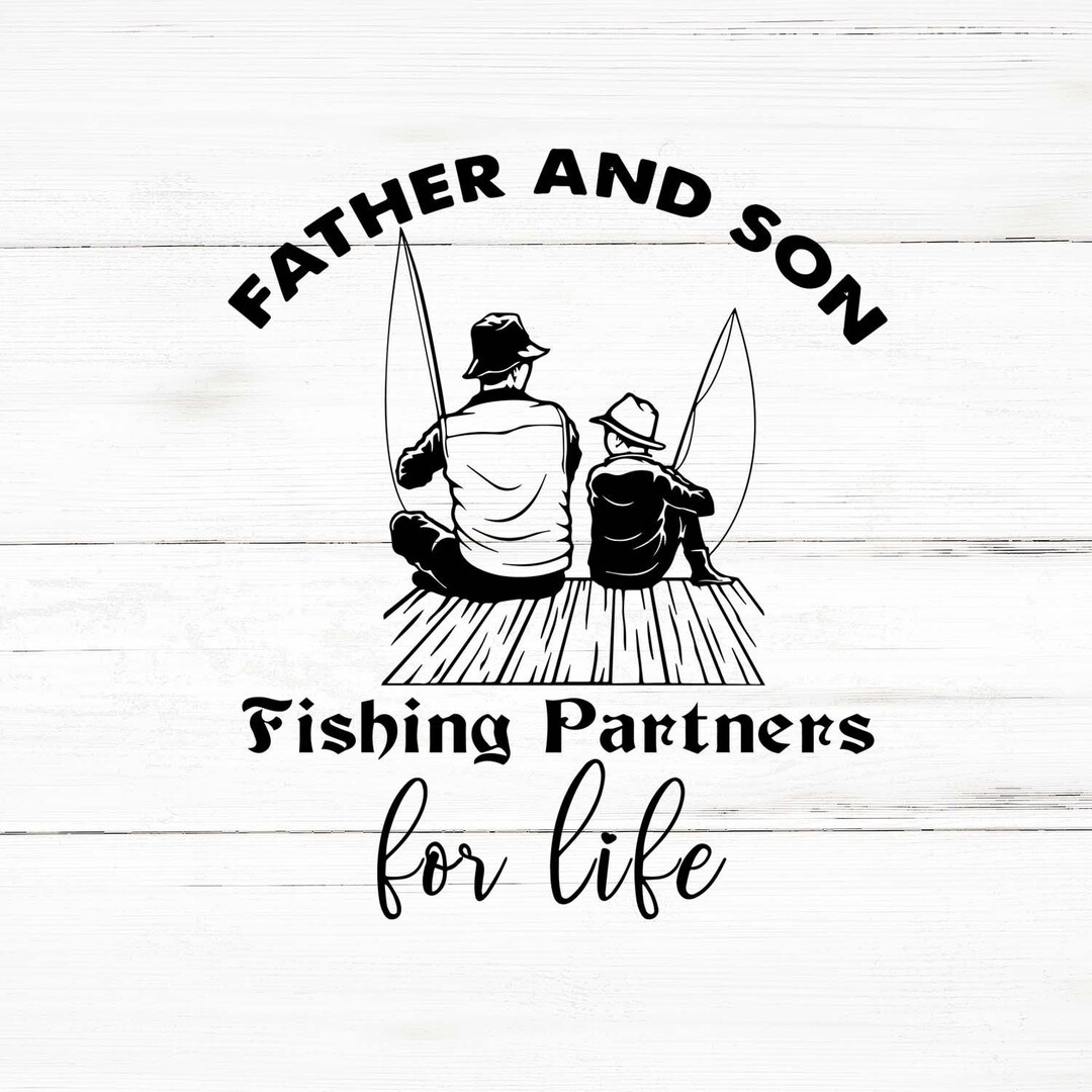 Father Son Fishing Svg, Father Son Fishing Png, Father Son Fishing ...