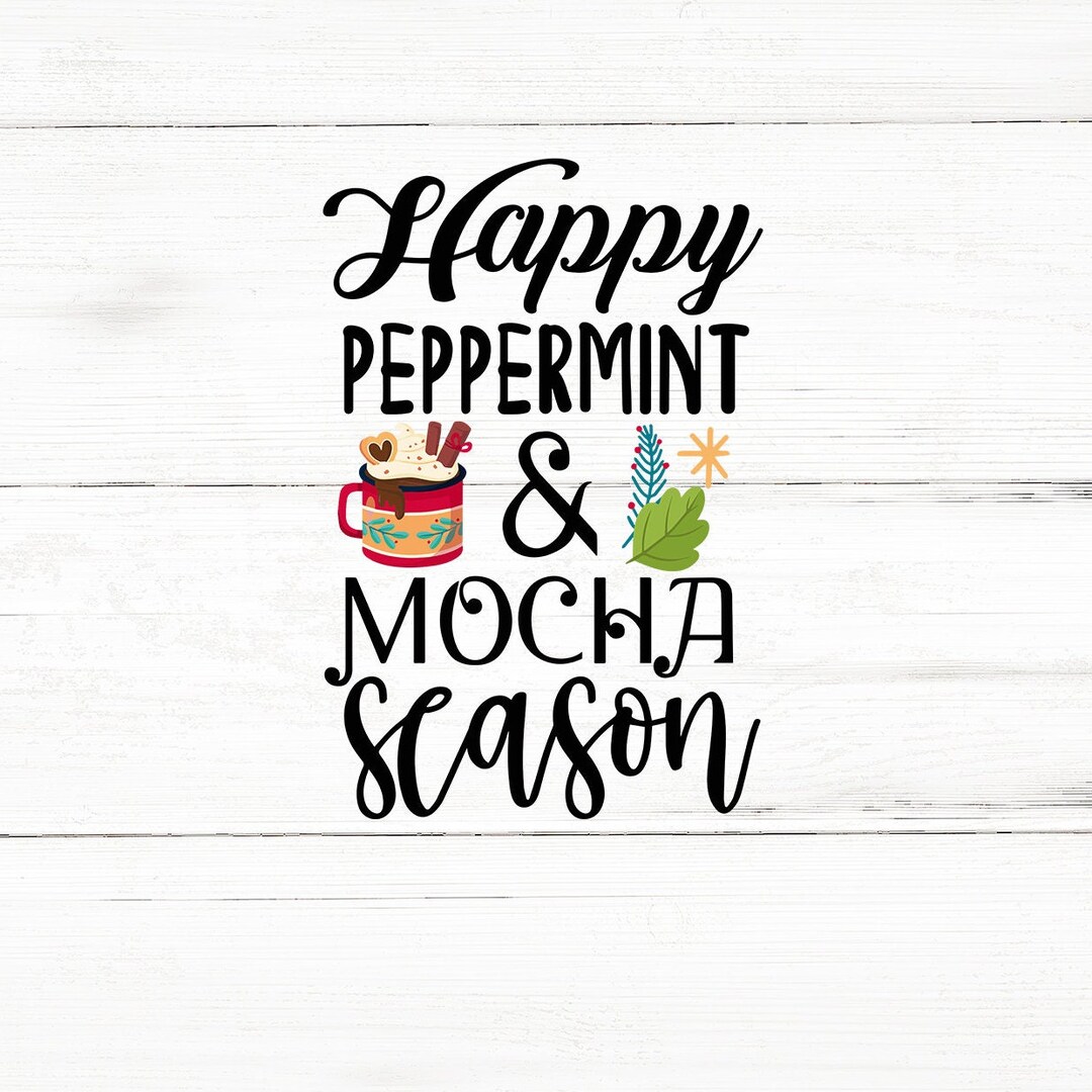 Happy Peppermint Season Svg Holiday Bundlexmas Kitchen - Etsy