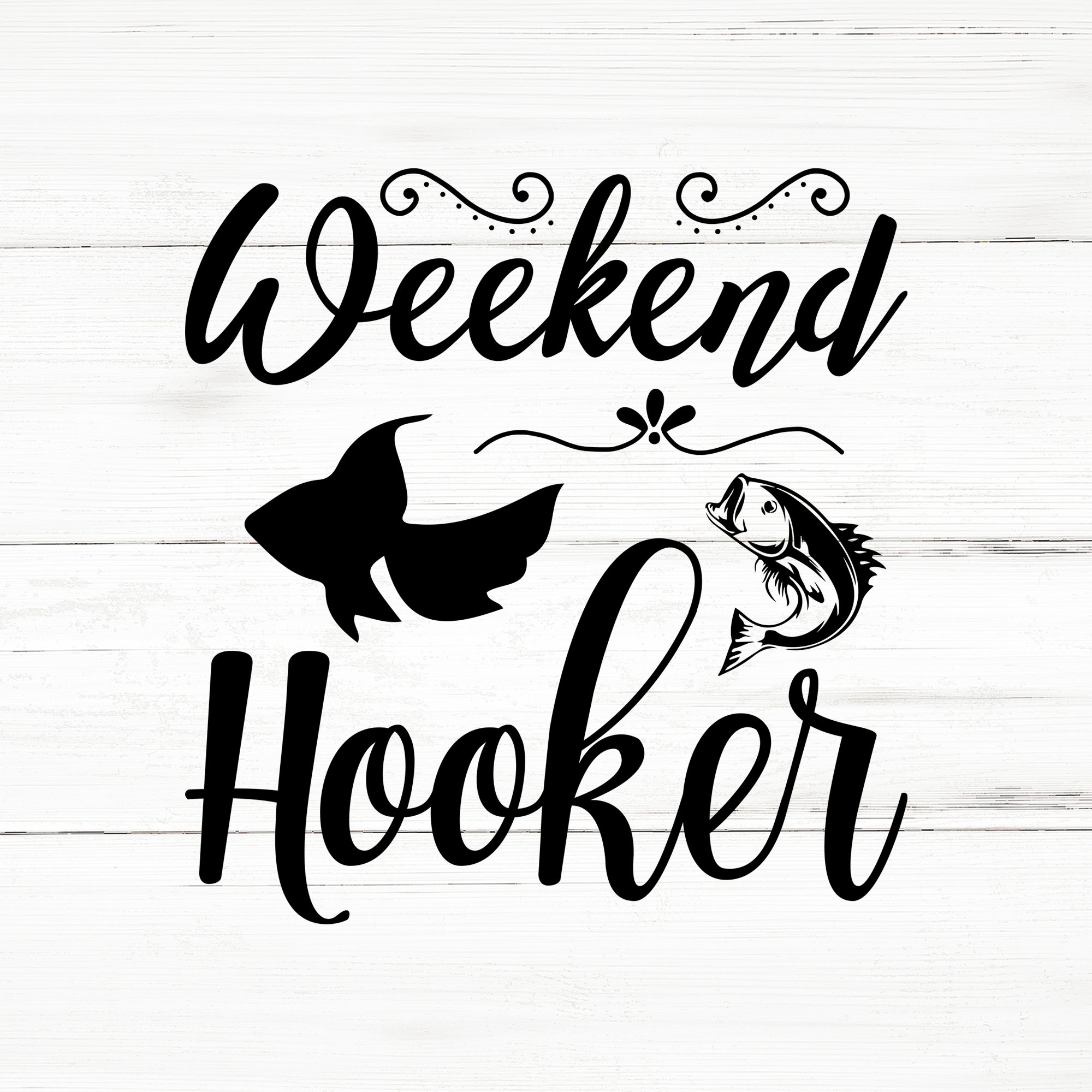 Weekend Hooker Svg Fish Png Fish Bundle Fish Designs Fish | Etsy