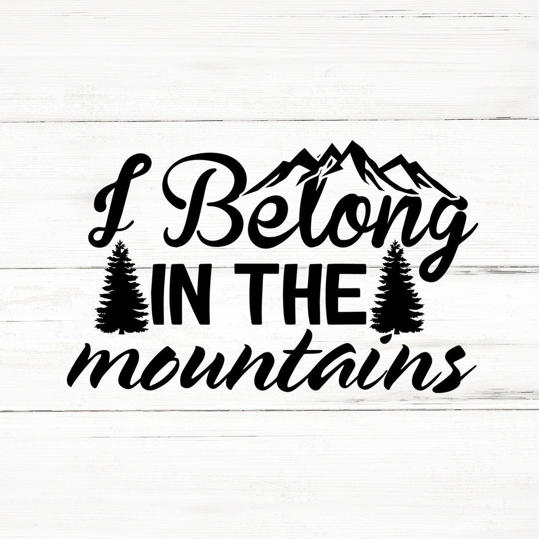 Mountains Svg, Mountains Png, Mountains Bundle, Mountains Designs ...