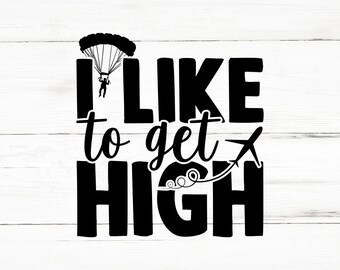 Skydiving Svg | Etsy