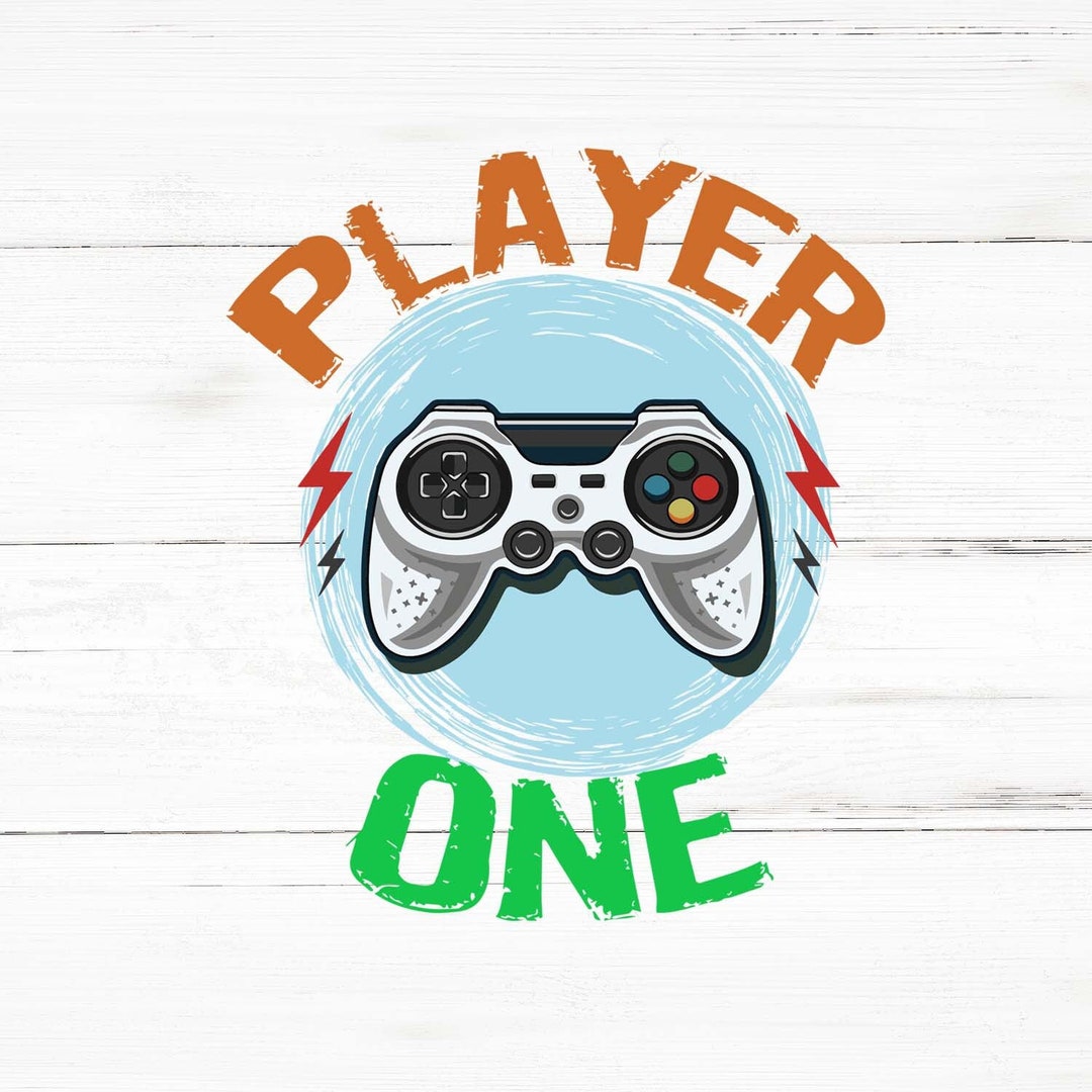 Player One Svg, Player One Png, Gaming Bundle, Gaming Designs, Gaming ...