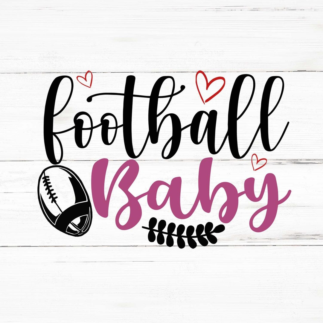 Football Baby Svg, Football Baby Png, Football Baby Bundle, Football ...