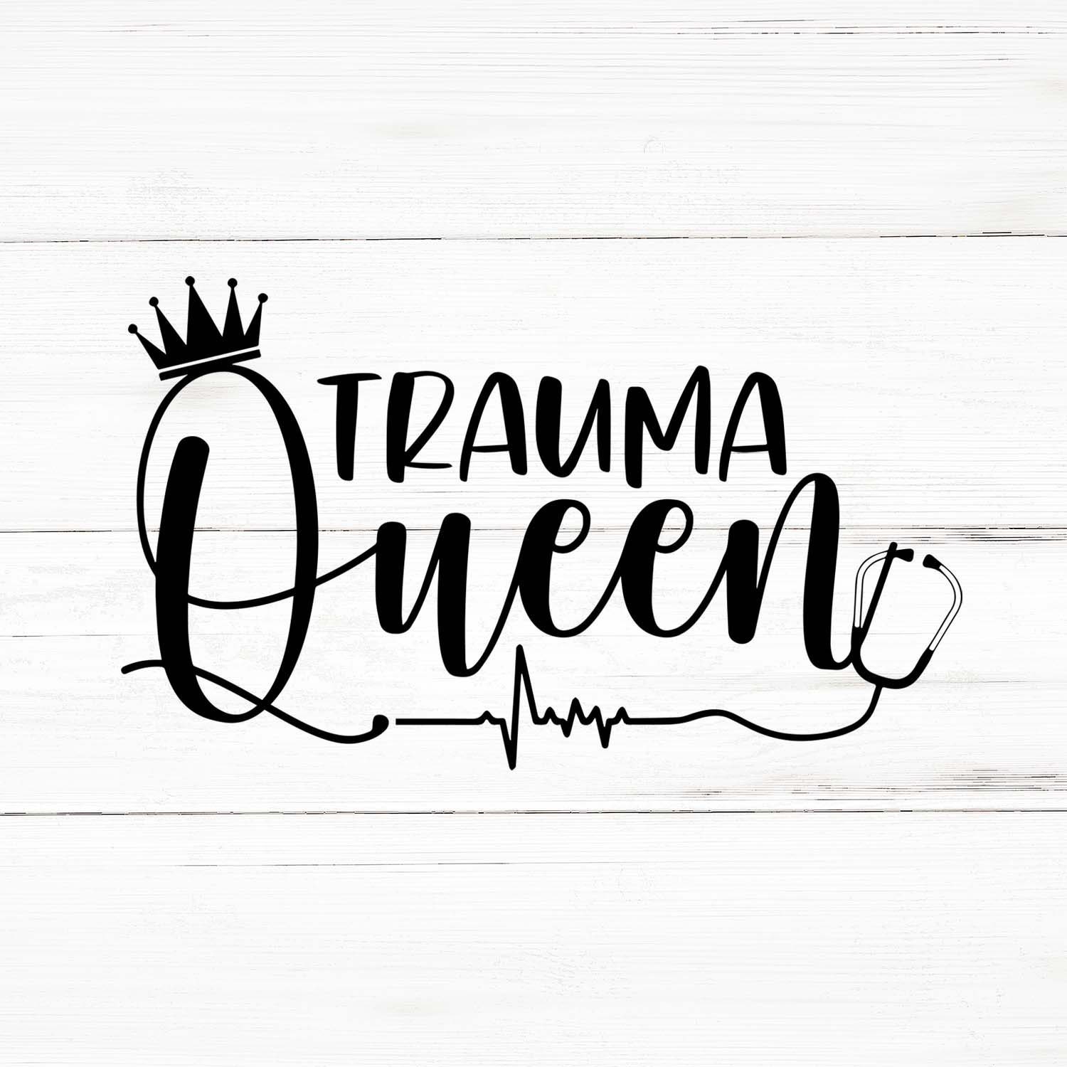 Trauma Queen Svg Trauma Queen Png Trauma Queen Bundle - Etsy Ireland