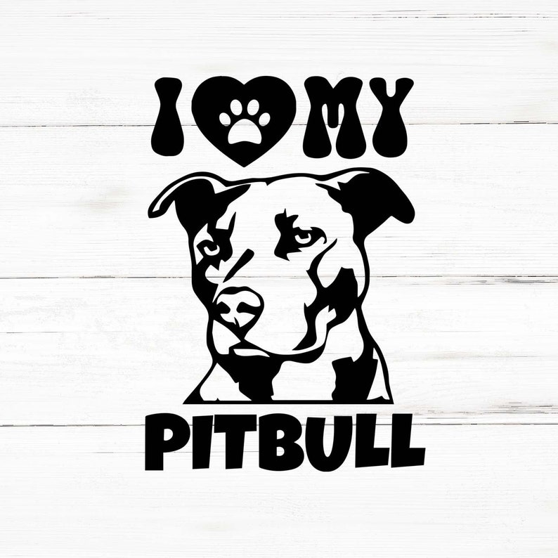 Pitbull Svg Pitbull Png Pitbull Bundle Pitbull Designs - Etsy