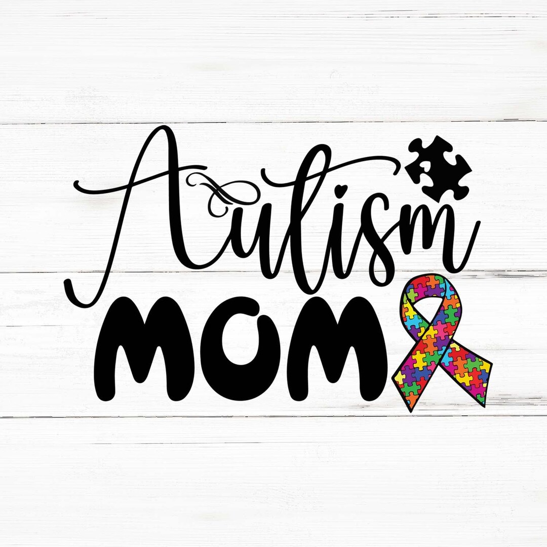 Autism Mom Svg, Autism Mom Png, Autism Mom Bundle, Autism Mom Designs ...