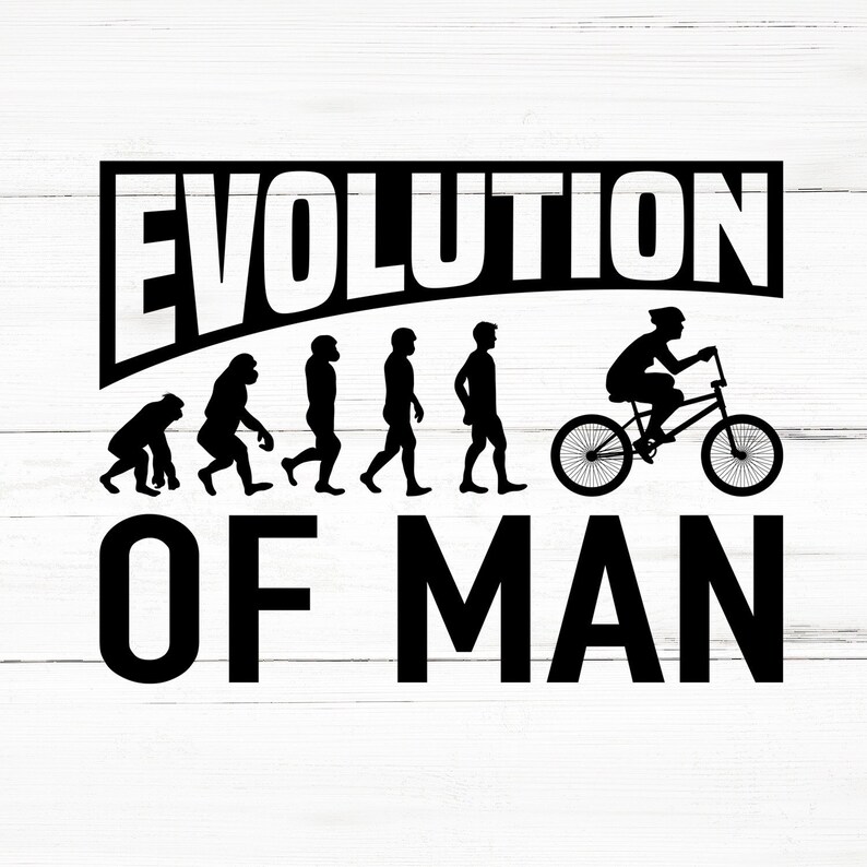 Evolution of Man Svg Evolution of Man Png Evolution of Man | Etsy