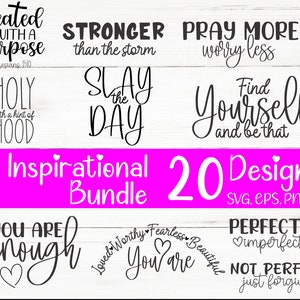 Inspirational Quotes Bundle Svg, Motivational Quotes Bundle Svg ...