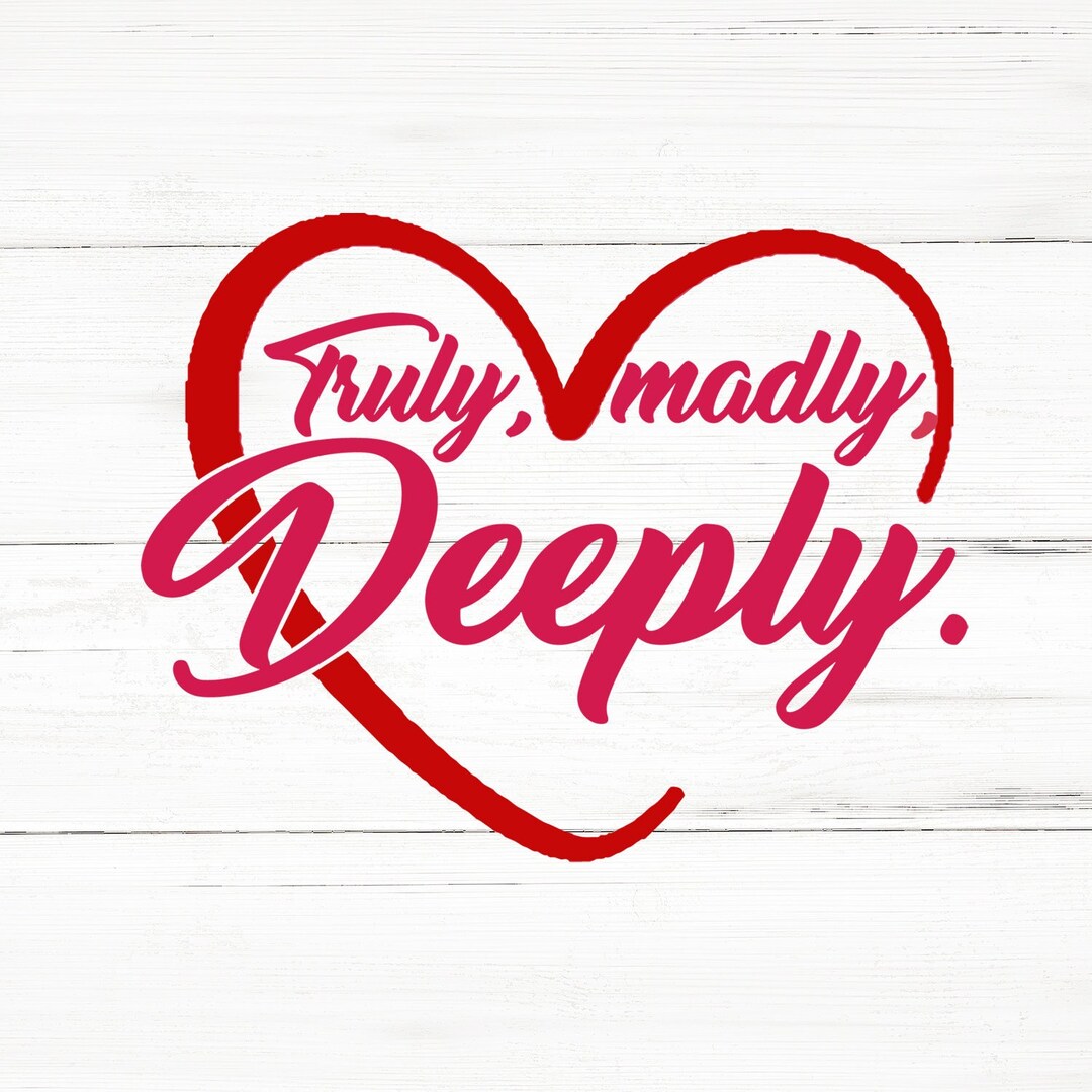 Deeply SVG File, Deeply PNG, Deeply Svg Cut Files, Deeply Cricut Files ...