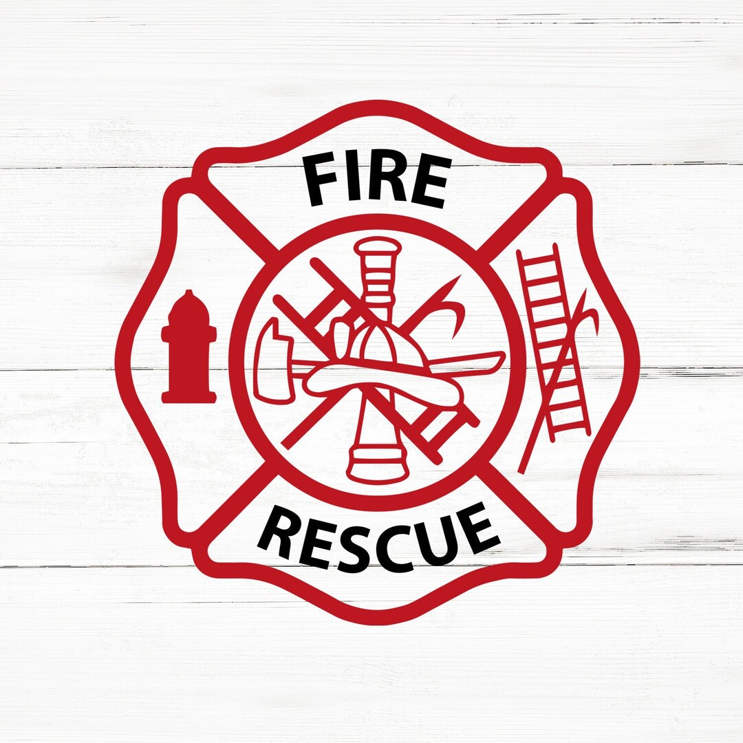 Fire Rescue Vector Svg, Fire Rescue Vector Png, Fire Rescue Vector ...