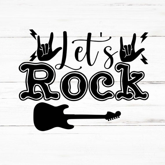 Let's Rock Svg Let's Rock Png Let's Rock Bundle - Etsy Australia