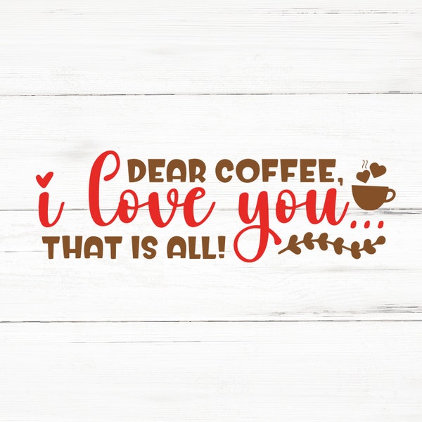 Dear Coffee - Etsy