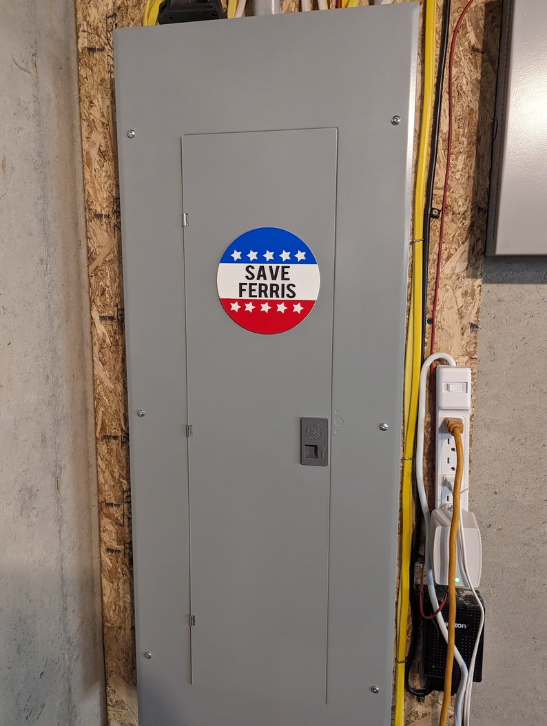 Save Ferris Sign - Plastic 5.5in - Etsy