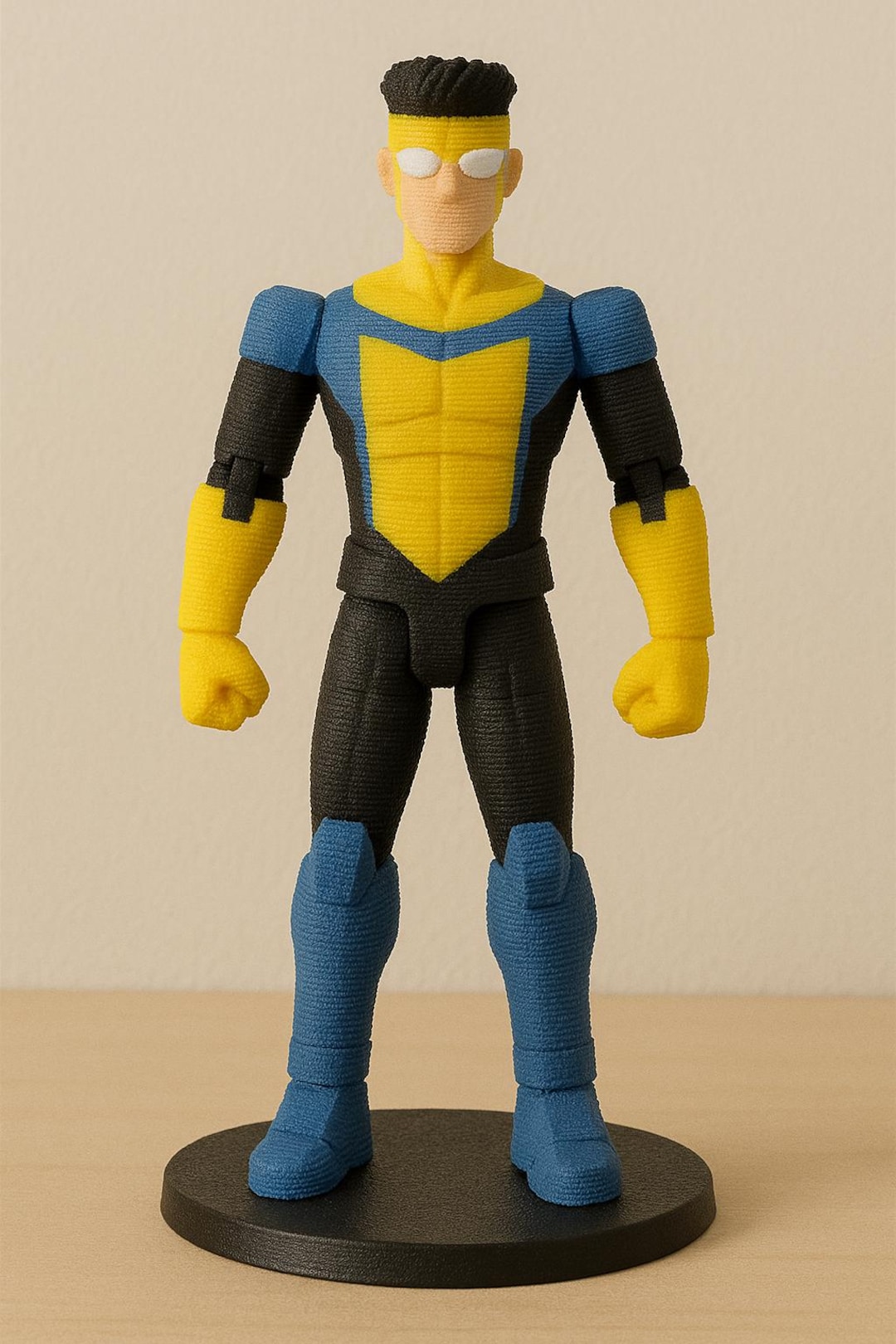 STL File Action Figure T13 Superhero Invincible Style – 3D Printable ...