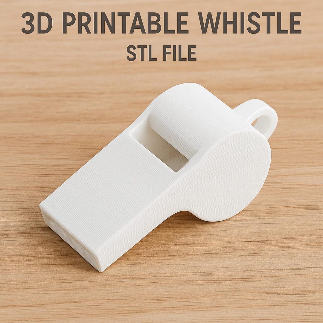 3D Whistle – STL File for 3D Printing | Sporty and Functional Design - Etsy