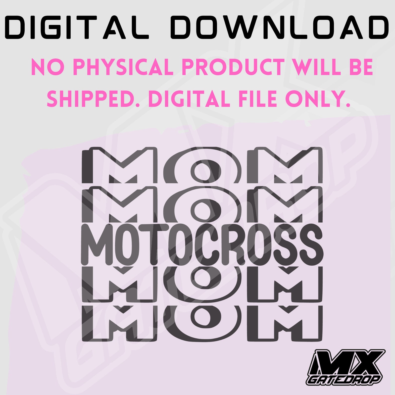 Moto Mom Svg Motocross Svg Mx Png Svg File for Cricut Motoccross Png ...
