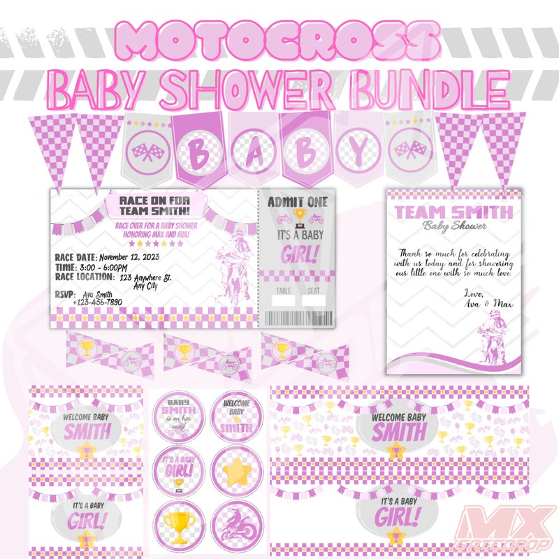 Bike Baby Shower - Etsy