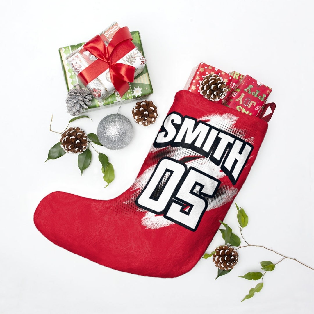 Christmas Stockings Motocross Stockings Christmas Socks Name and Number ...