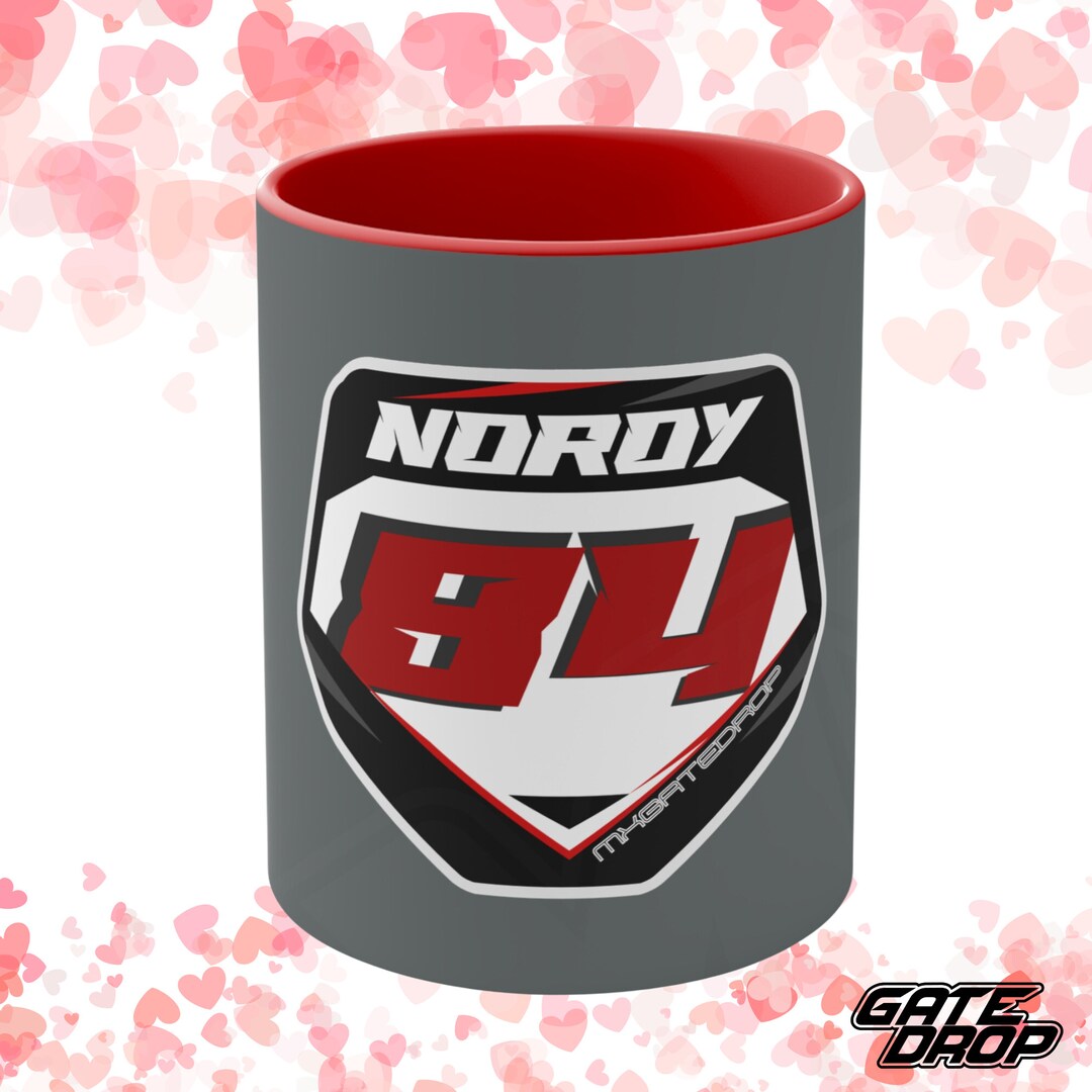 Personalized Motocross 11oz Accent Mug | Custom Dirt Bike Mug | Name ...