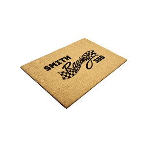 Custom Family Name Racing Door Mat| Dirt Bike Racing Name Mat|motocross ...