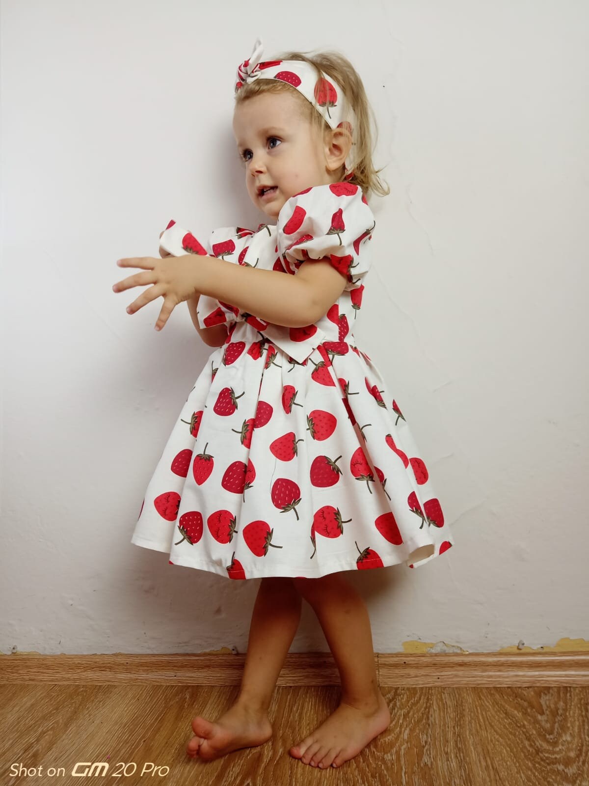 Handmade Girls Strawberry Dress From 0 to 12 Y/o, Party Dress for Girls ...