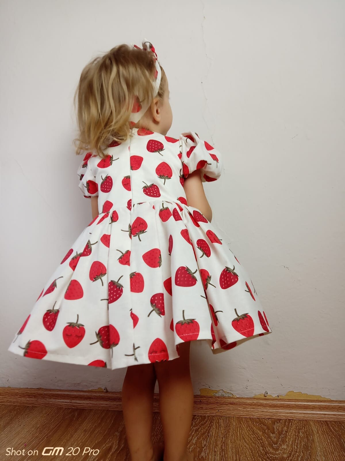 Handmade Girls Strawberry Dress From 0 to 12 Y/o, Party Dress for Girls ...