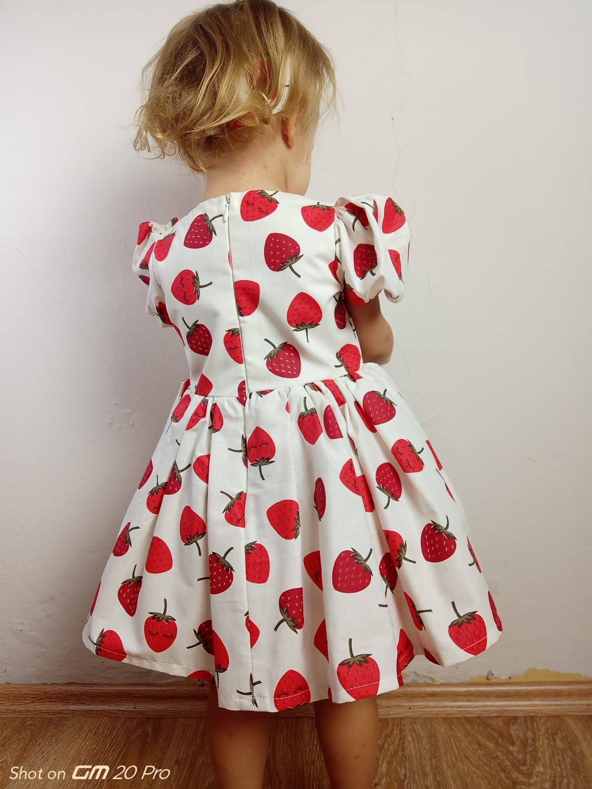 Handmade Girls Strawberry Dress From 0 to 12 Y/o, Party Dress for Girls ...