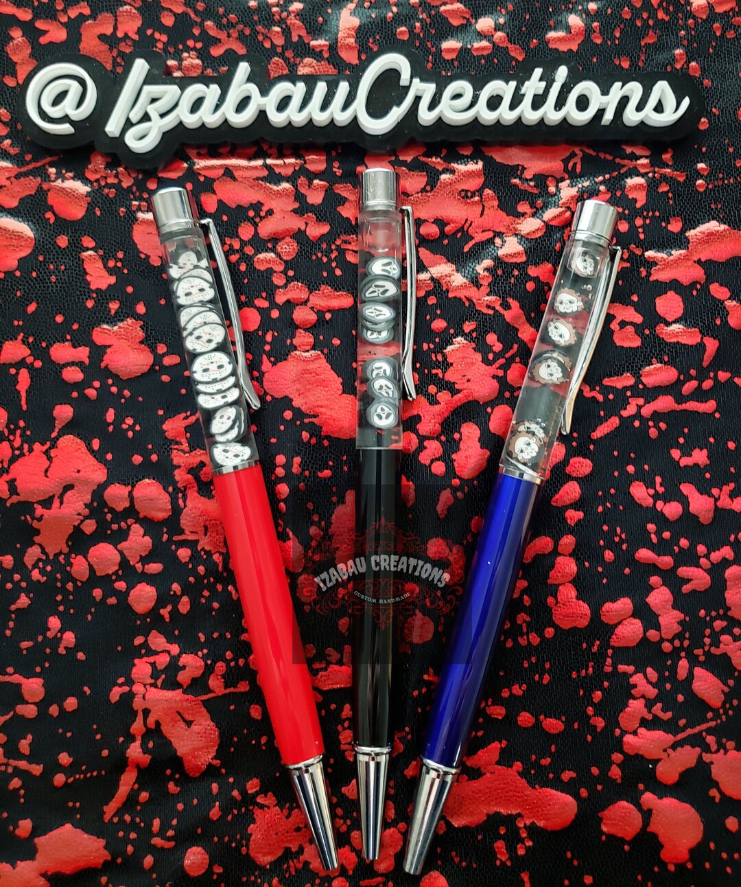 Horror Pen / Spooky Pen / Snowglobe Pen - Etsy