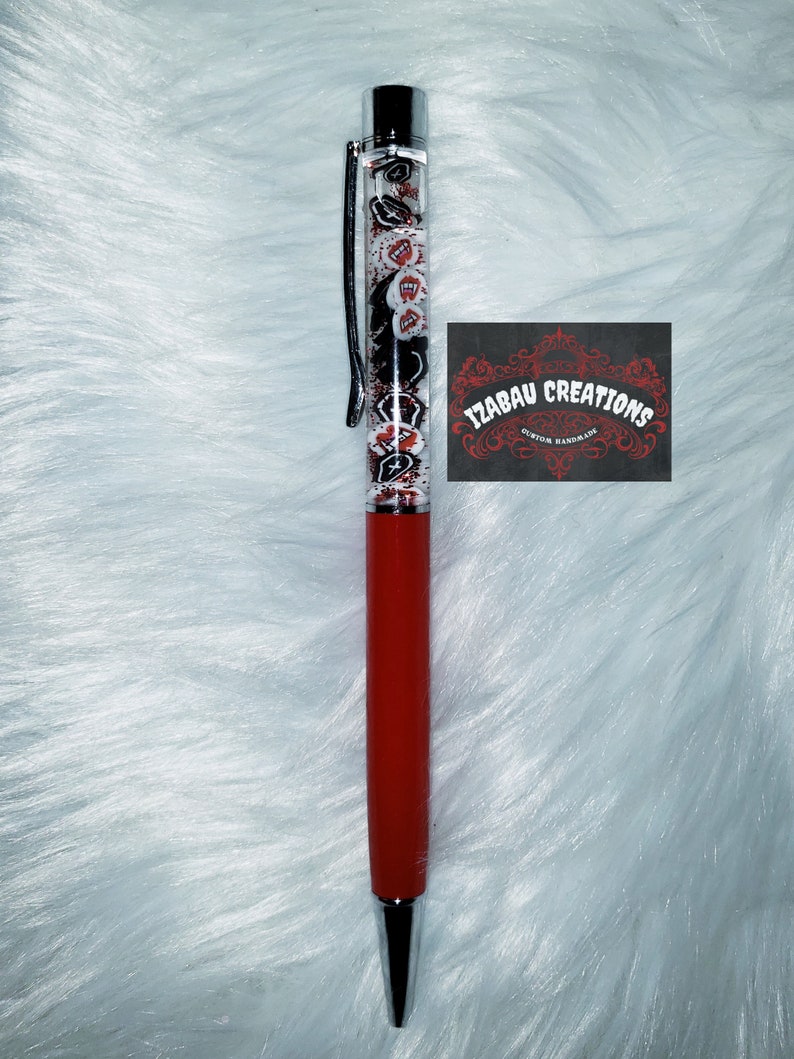 Goth Pen / Vampire Pen / Snowglobe Pen - Etsy