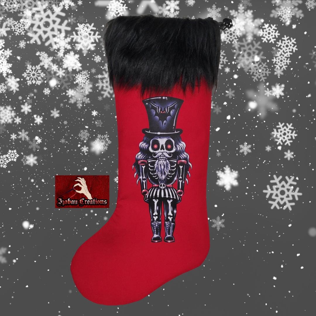 Creepmas Stocking / Christmas Stocking / Creepy Christmas / Hexmas ...