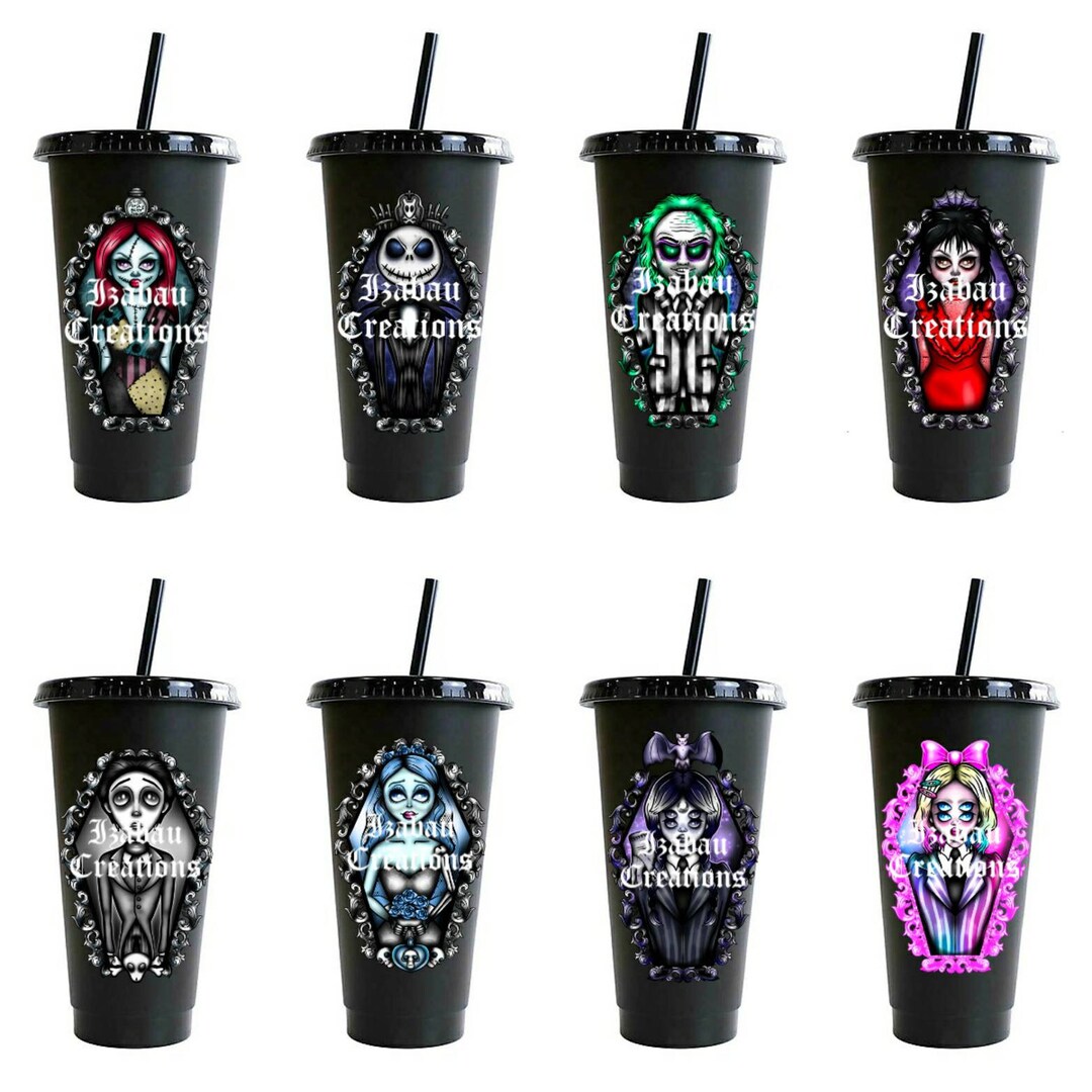 Spooky Cold Cup / Horror Cup / Double Sided Image Cup - Etsy