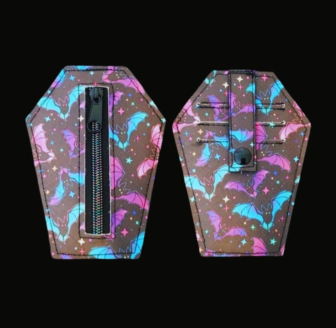 Coffin Wallet / Bats / Halloween Wallet / Spooky Wallet - Etsy