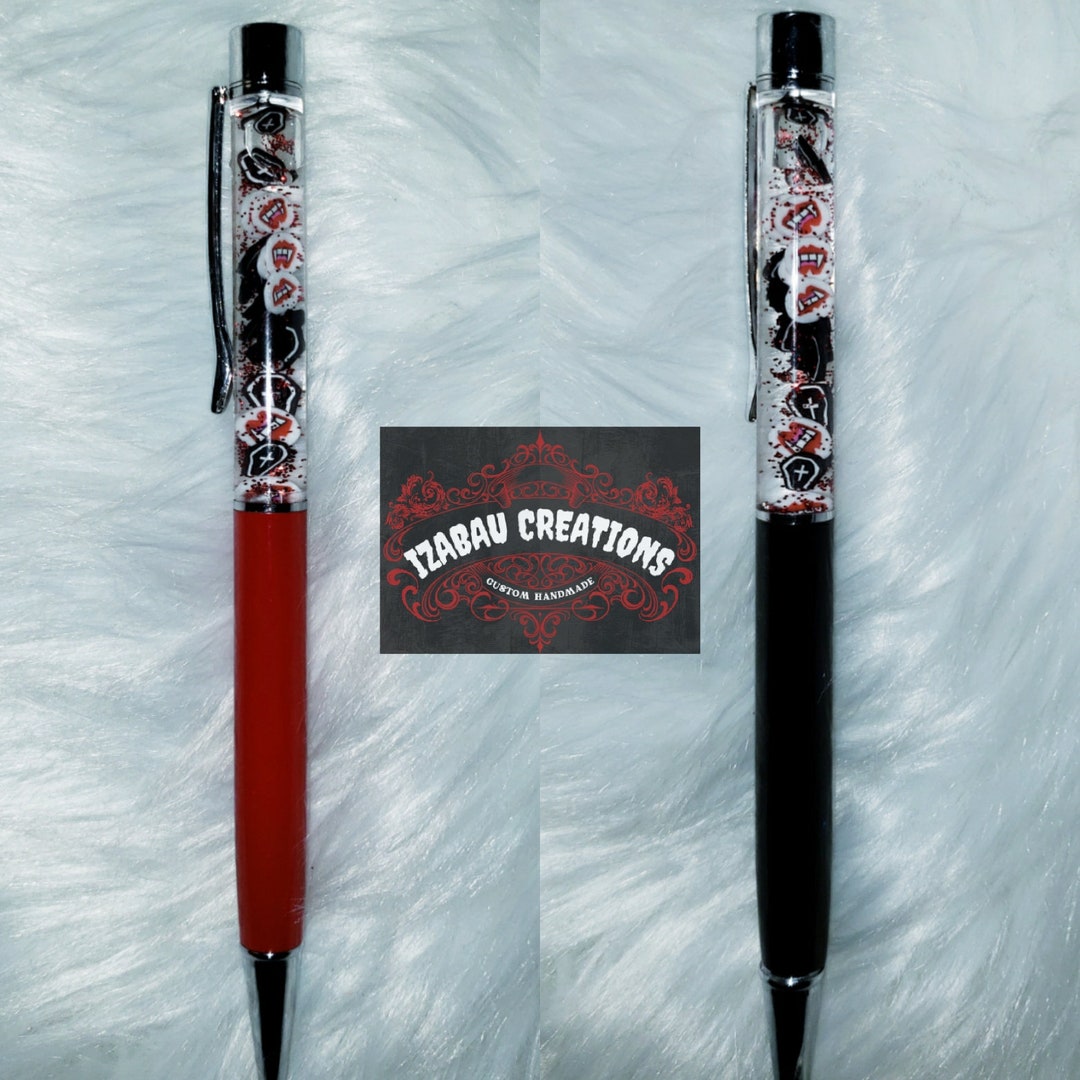 Goth Pen / Vampire Pen / Snowglobe Pen - Etsy