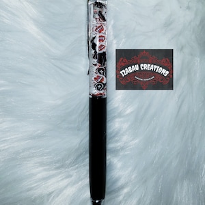 Goth Pen / Vampire Pen / Snowglobe Pen - Etsy