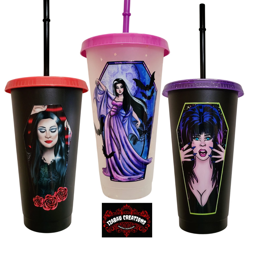 Horror Ghouls Cold Cup / Spooky Cups / Halloween Cup / Ladies of Horror ...