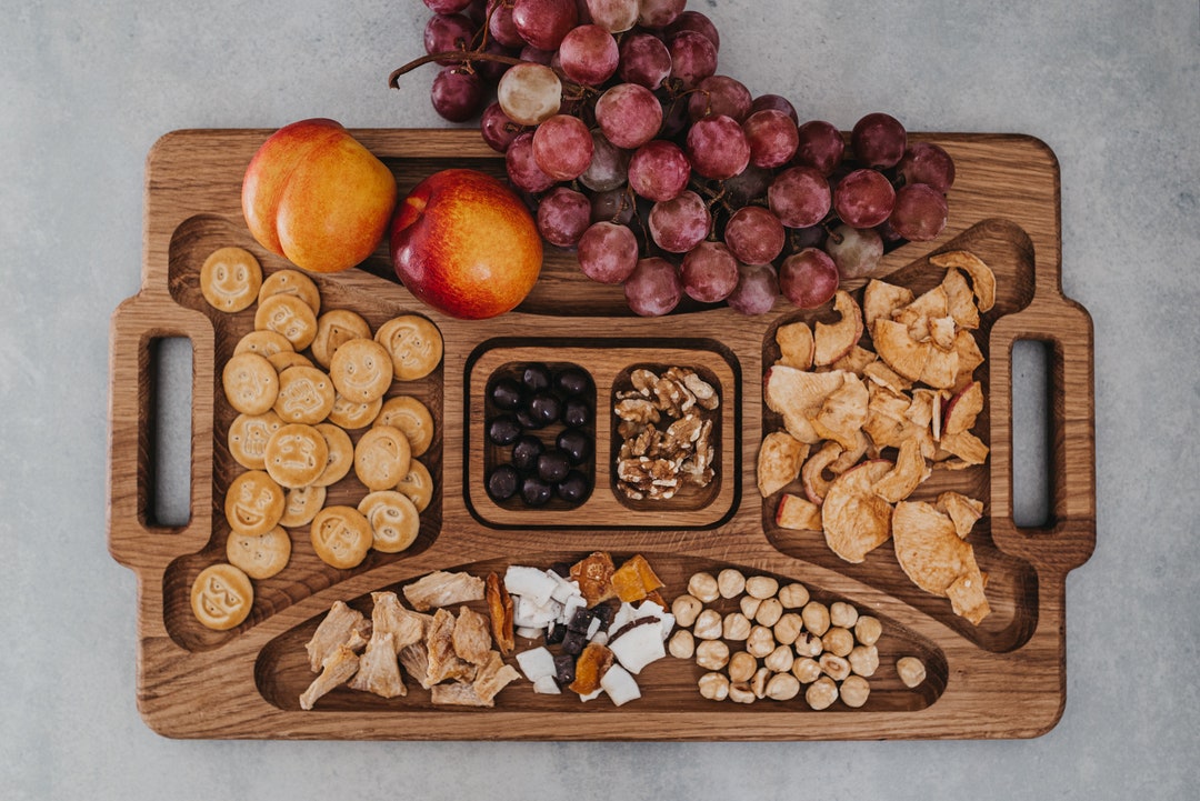 OAK XXL Snack Plate for Cold Meats and Snacks Charcuterie Board ...