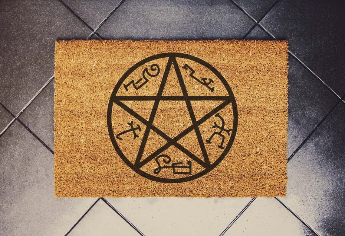Supernatural Inspired Devil's Trap Doormat 60cm X 40cm - Etsy