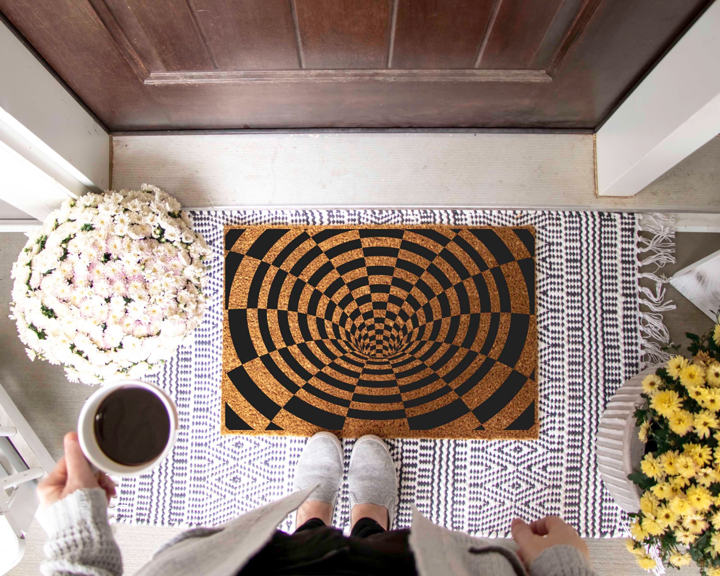 3D Hole Optical Illusion Pattern V2 Door Mat / Doormats / Door - Etsy