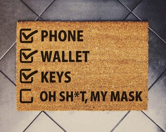 Welcome Mat Keys Phone Wallet - Etsy