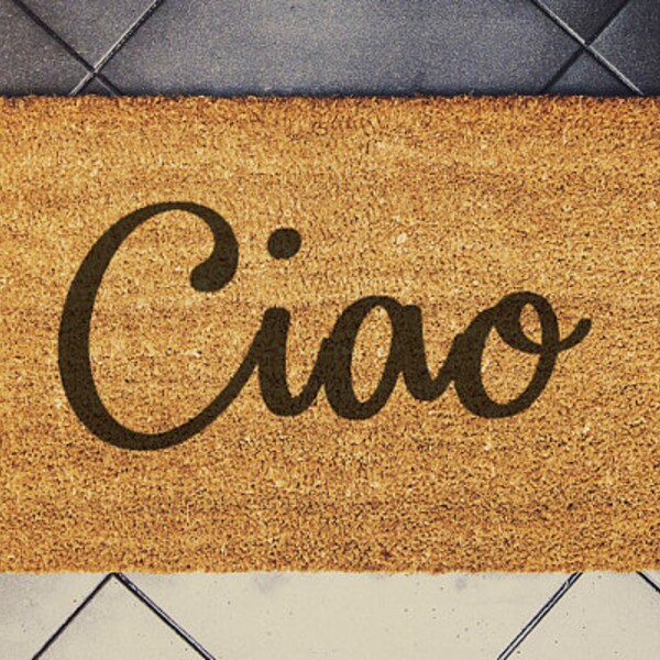 Ciao Doormat - Etsy