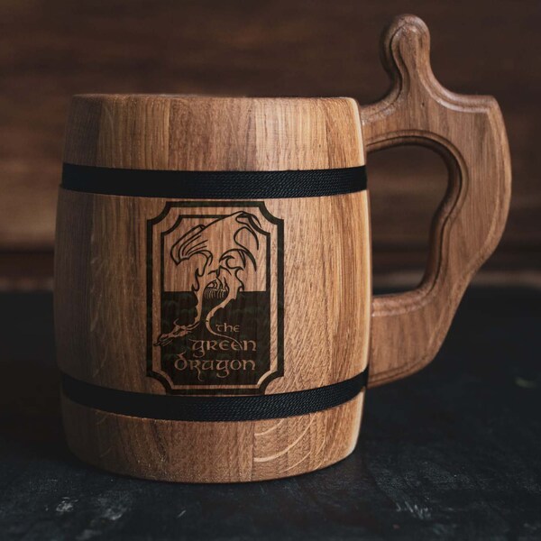 The Green Dragon Beer Mug - Etsy