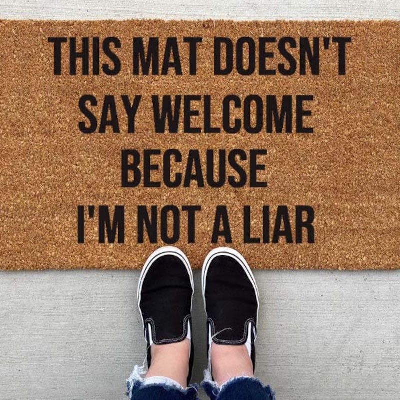 Humorous Door Mat - Etsy