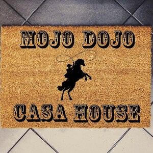 Mojo Dojo Casa House Door Mat, Barbie Movie Funny Door Welcome Mat ...